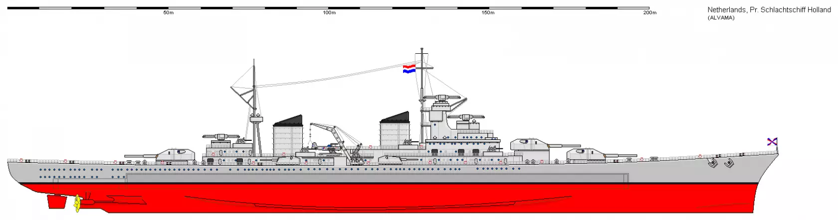 Projeto Linear Cruiser 1047. Países Baixos