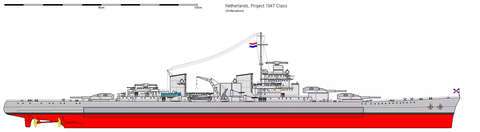 Projekt Linear Cruiser 1047. Nizozemska