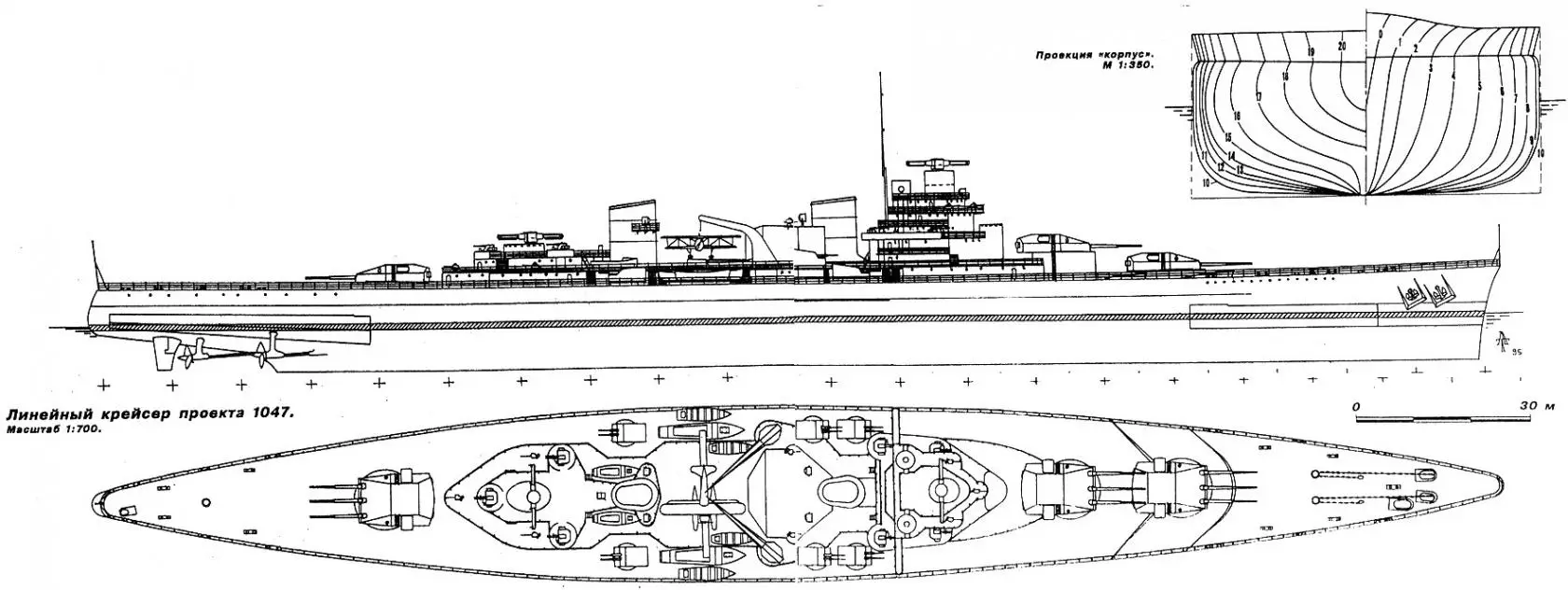 Linearni Cruiser Project 1047. Holandija