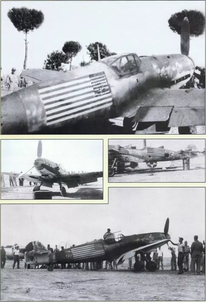 Handteknir bardagamenn Messerschmitt Me 109. Hluti 25