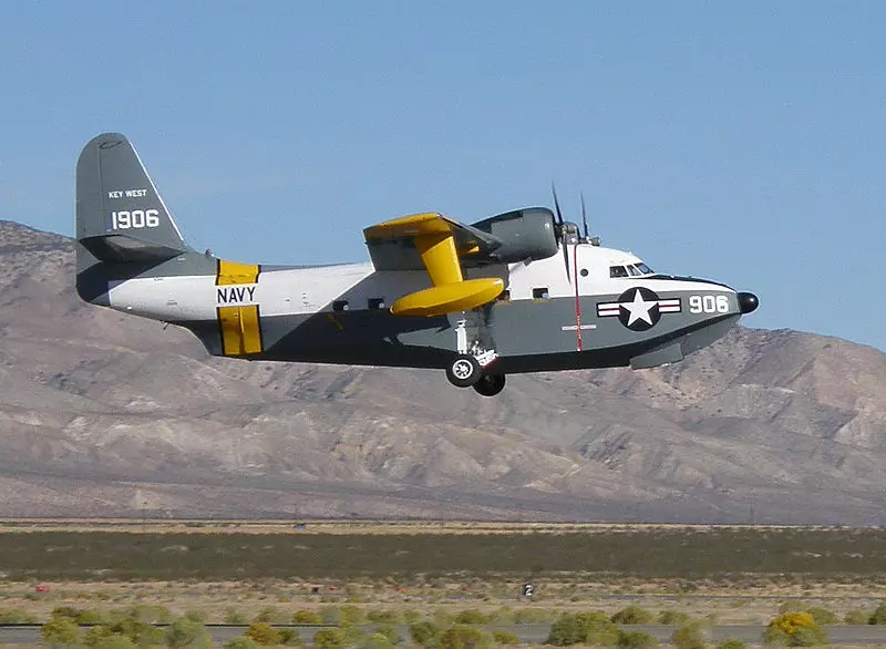 HU-16 Albatross. Multipurpose amphibious sasakyang panghimpapawid. USA