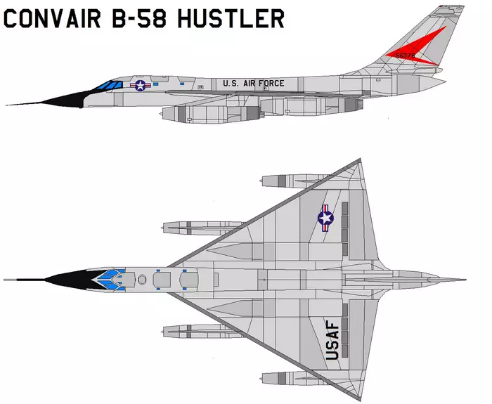 Nacrti bombardera B-58