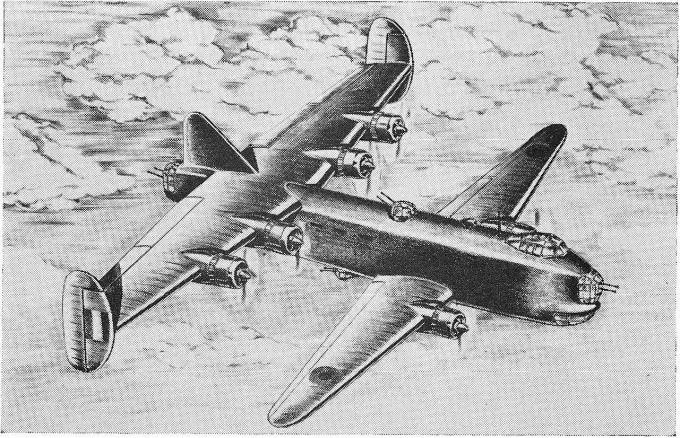 Проект за тежък бомбардировач Miles Libellula B.1. Великобритания