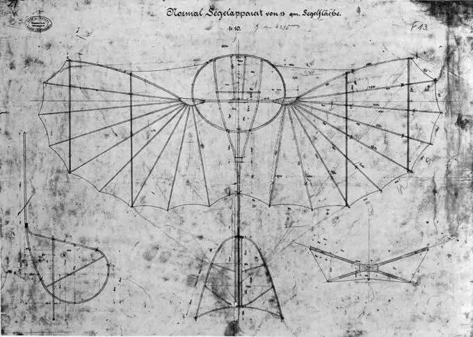 Дөньяда һавага караганда авыррак җитештерелгән беренче самолет. Глайдер Лилиенталь тип 11 Нормаль-Сегелаппарат. Германия