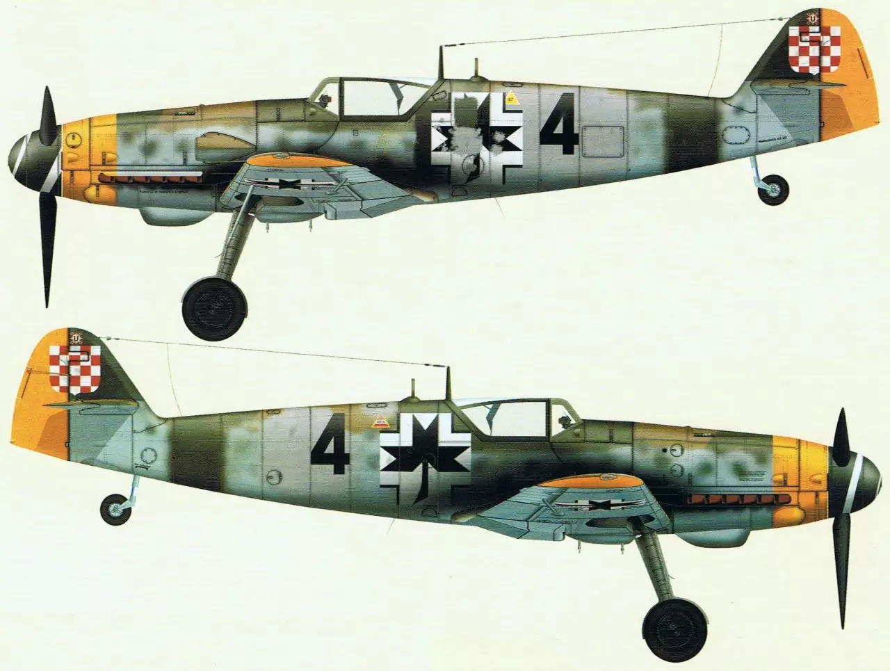 Elfogott harcosok Messerschmitt Me 109. 35. rész