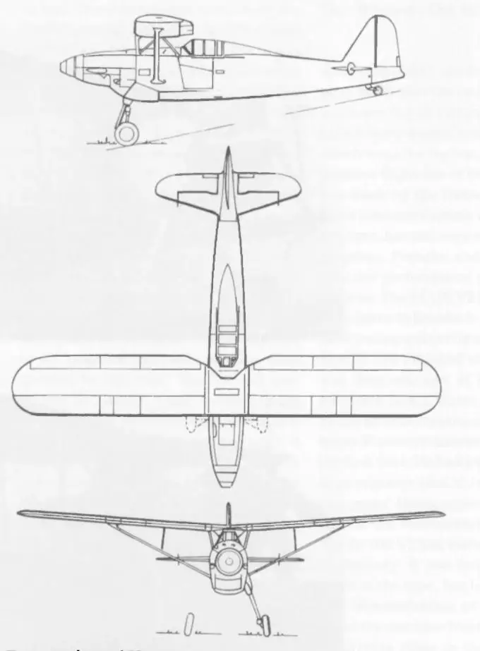 Erfarne jager Focke-Wulf FW 159. Dútslân