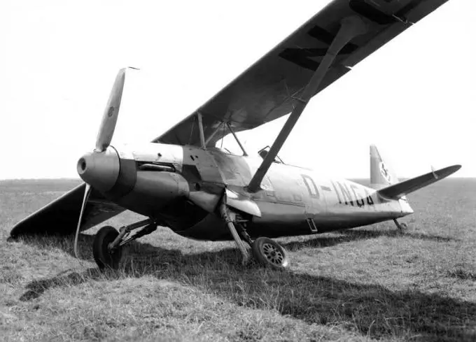 Erfarne jager Focke-Wulf FW 159. Dútslân