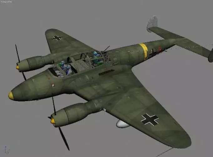 Malakas na proyekto ng fighter Arado Ar E.561. Alemanya