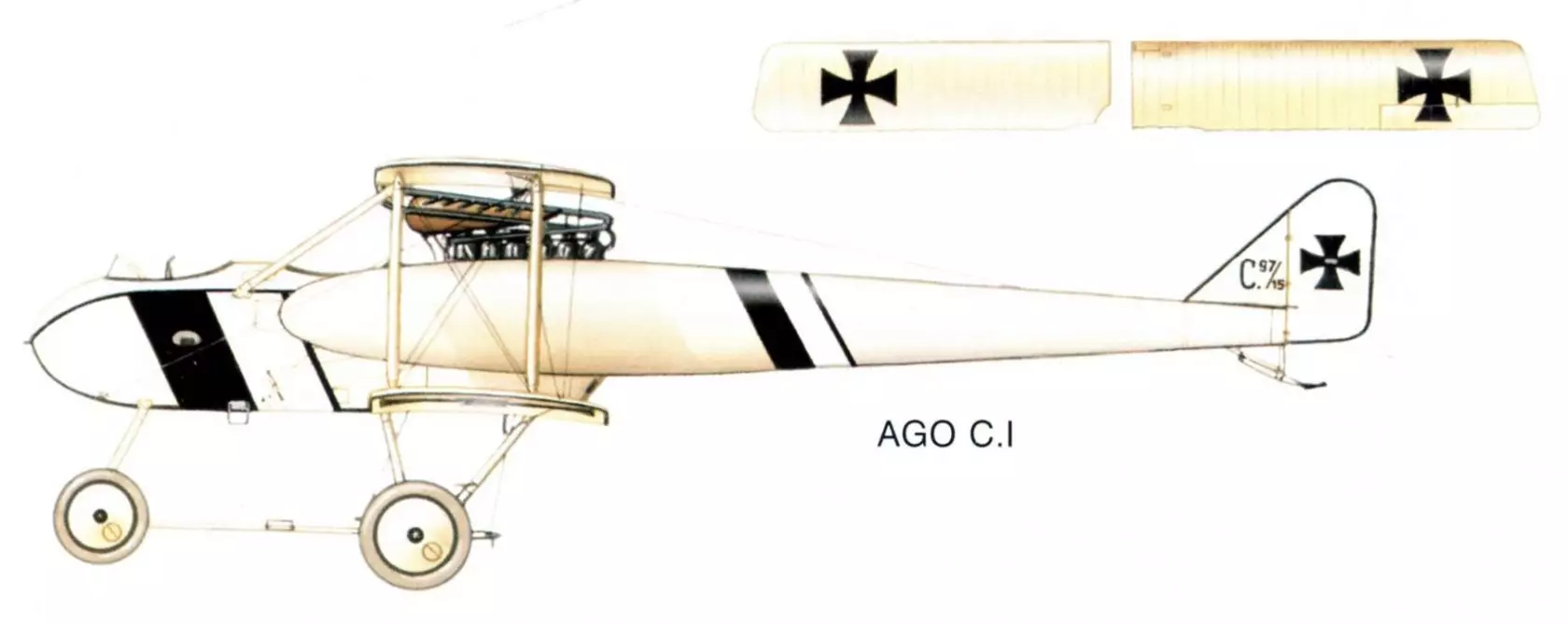 Erabilera anitzeko borrokarako hegazkinak AGO C.I. Alemania