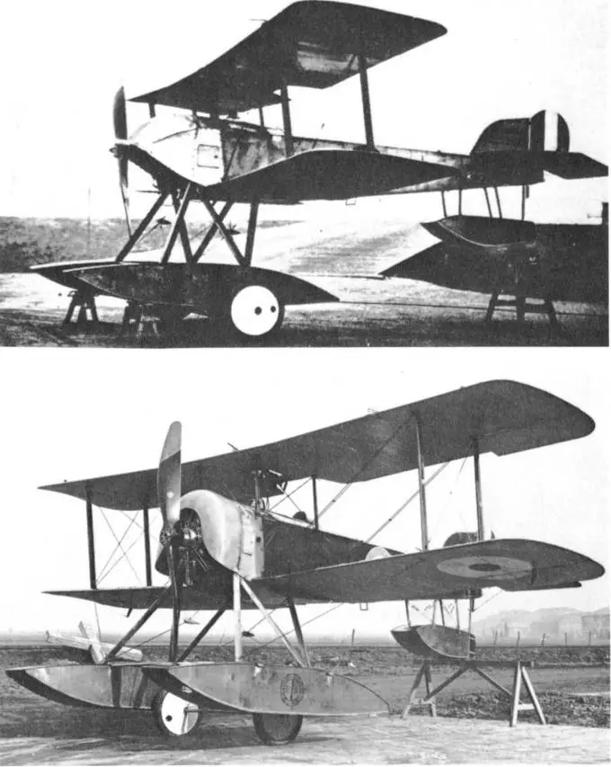 Briti lennukite perekond Sopwith Tabloid. Osa 4.2 Sopwith Baby mitmeotstarbelised hõljuklennukid