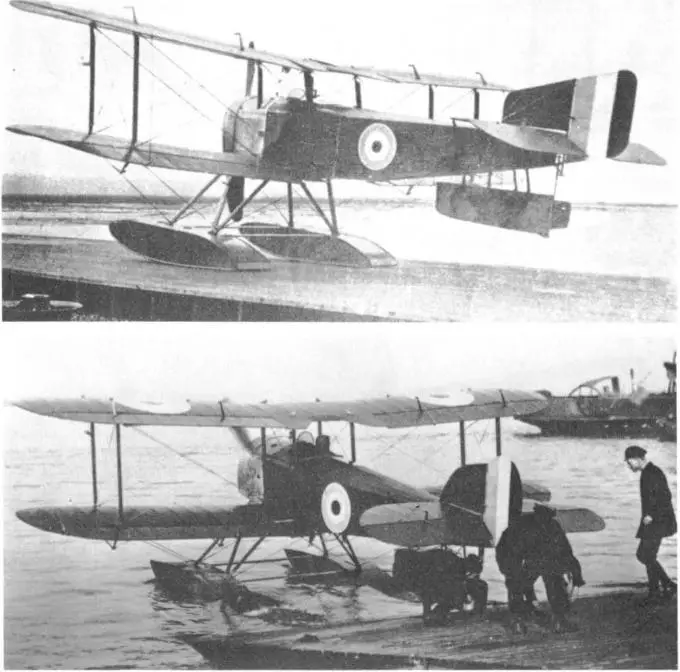 Lelapa la Sopwith Tabloid la lifofane tsa Borithane. Karolo ea 4.2 Sopwith Baby Multipurpose Float Lifofane