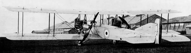 Tungt jagerflygplan avro 523 Pike. Storbritannien