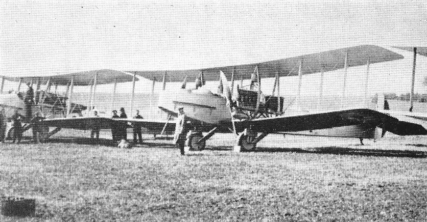 Bombardeiro leve de caça Avro 523 Pike. Reino Unido