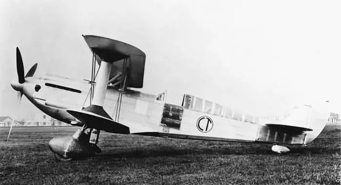 Erfarne jagerfly Caproni Ca.165. Italia