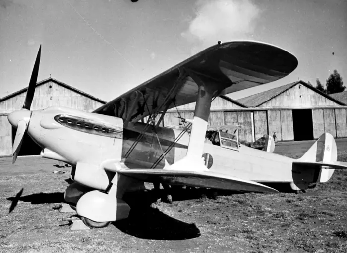 Erfarne jagerfly Caproni Ca.165. Italia