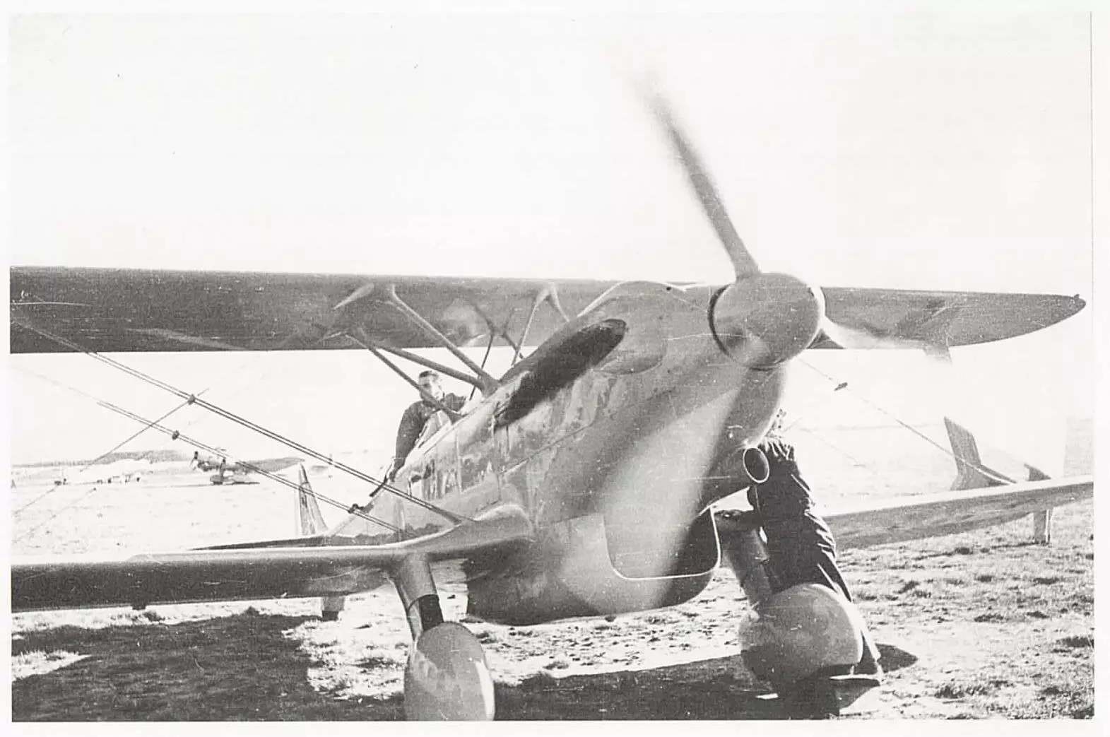 Erfarne jagerfly Caproni Ca.165. Italia