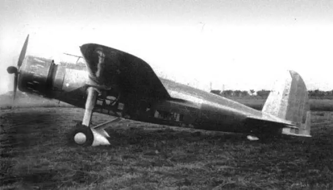 Iskusni laki bombarder / izvidnički zrakoplov Breda Ba.75. Italija