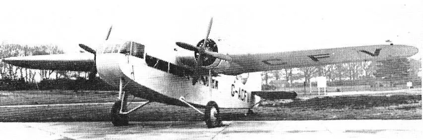 Avro 618 Ti passagerfly og dets varianter. Del 4 Passagerfly Avro 642