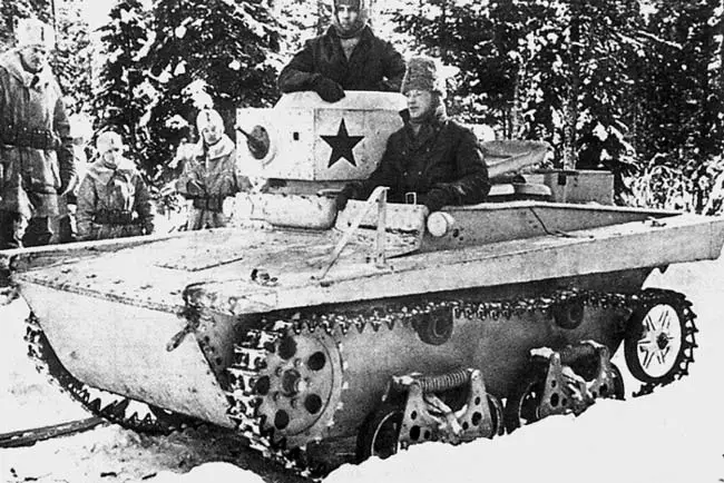 T-37 en la guerra soviético-finlandesa