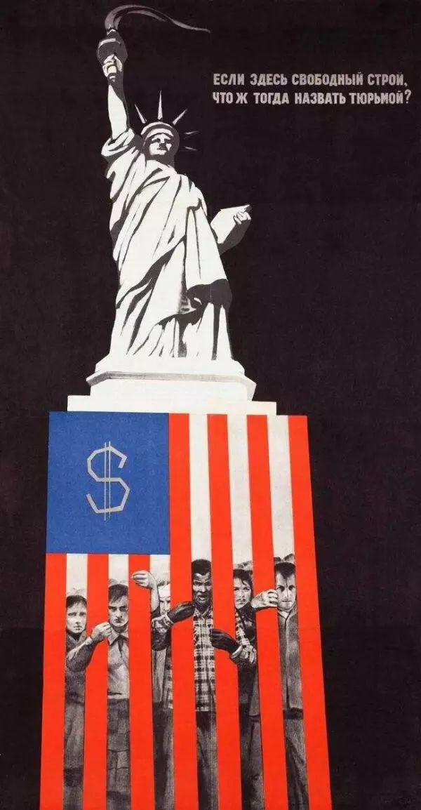 Soviet anti-American posters