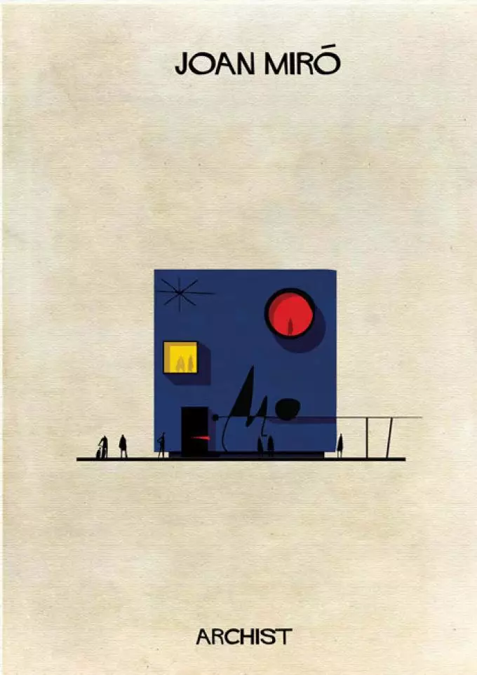 Alternativa arkitekturo per la okuloj de la artisto Federico Babin