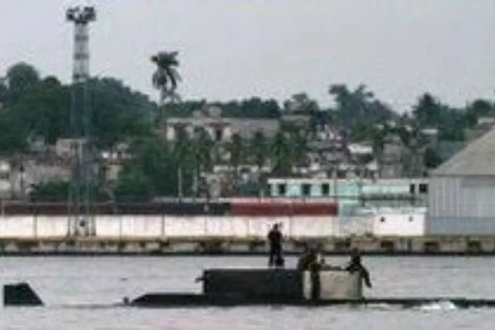 Kuuba allveelaeva amatöörpilt
