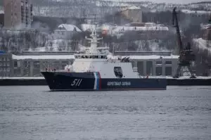 Proyék post-Soviét tina kapal laut tivy Rusia.