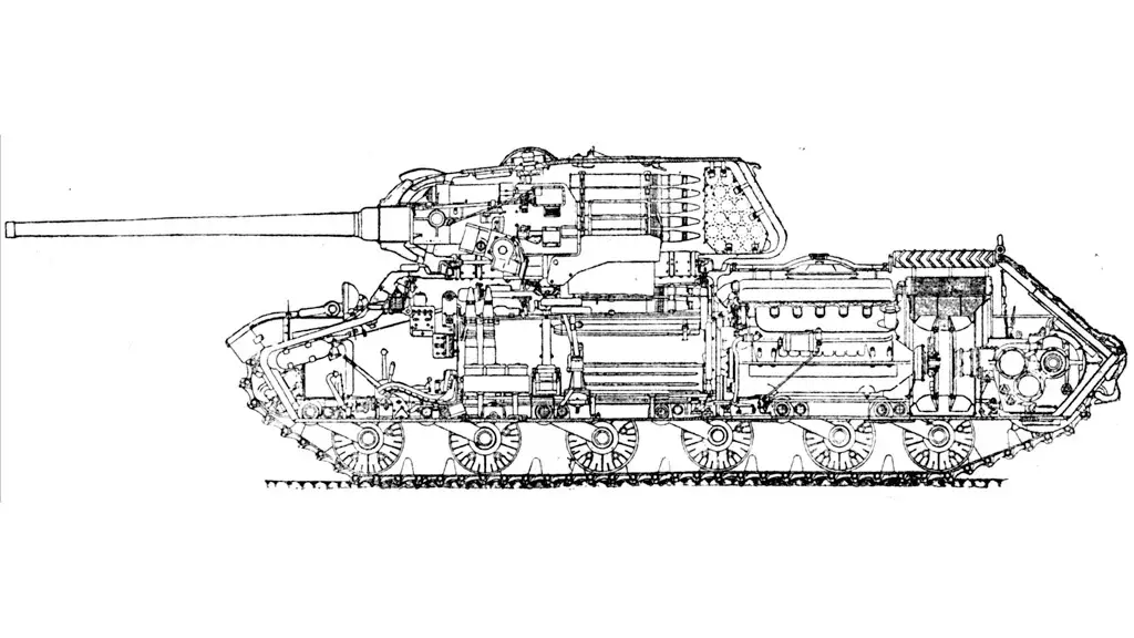 D5-T-85 V урнаштыруны урнаштыру-85. Кызык, ул башта №100 №100 заводының ОКБ, 95 мм коралны 85 мм коралында эшләде, ләкин 9 номерлы завод белән корреспонденция бик тыгыз иде. Шулай итеп, D-5-та урнаштыру гади иде