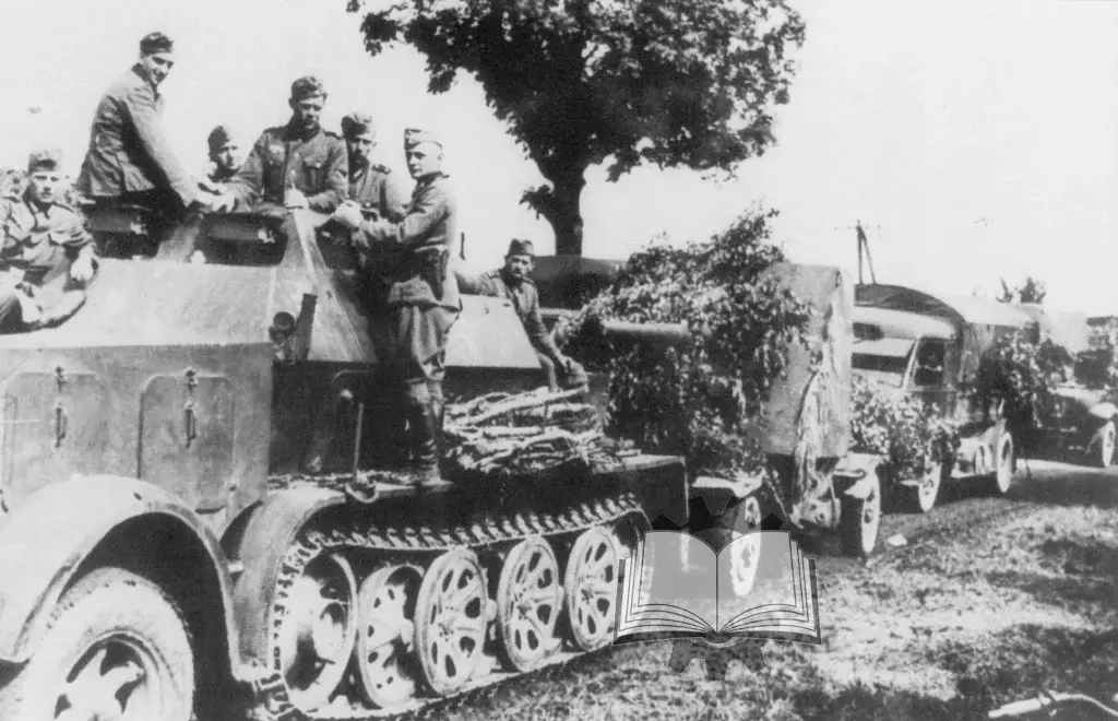 De Franse campagne is het enige gebruik geworden van Gepanzer 8t Zugkraftwagen in een bundel met bunkerknacker. Ironisch genoeg vechtten de meeste tankjagers met dot-ami