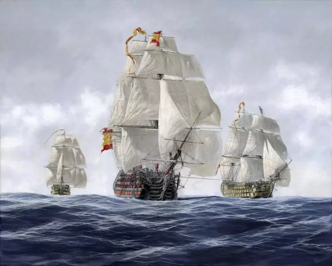 Armada Española אין דער וועלט פון Gran España. אַלגעמיינע געשיכטע, אָרגאַניזאַציע, דאָקטערין