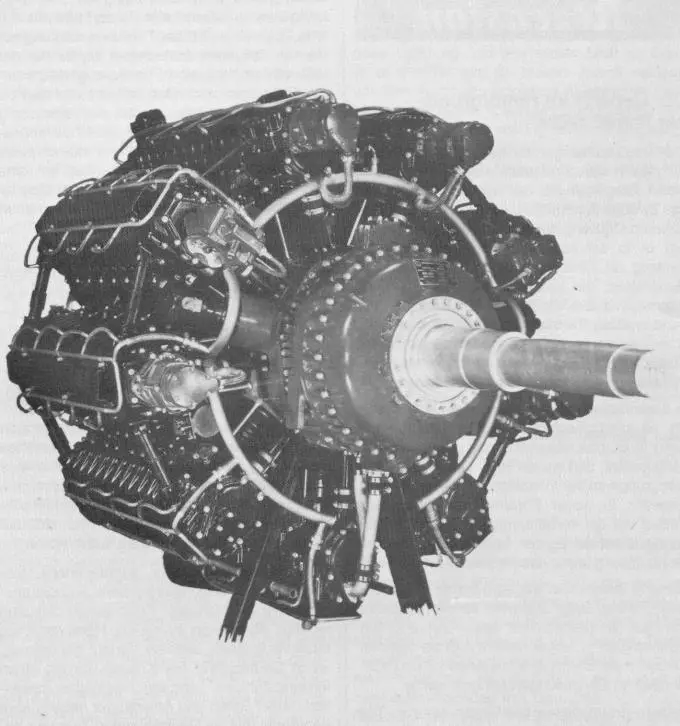 Edmund Rumpler et son moteur d'avion de 1000 cv