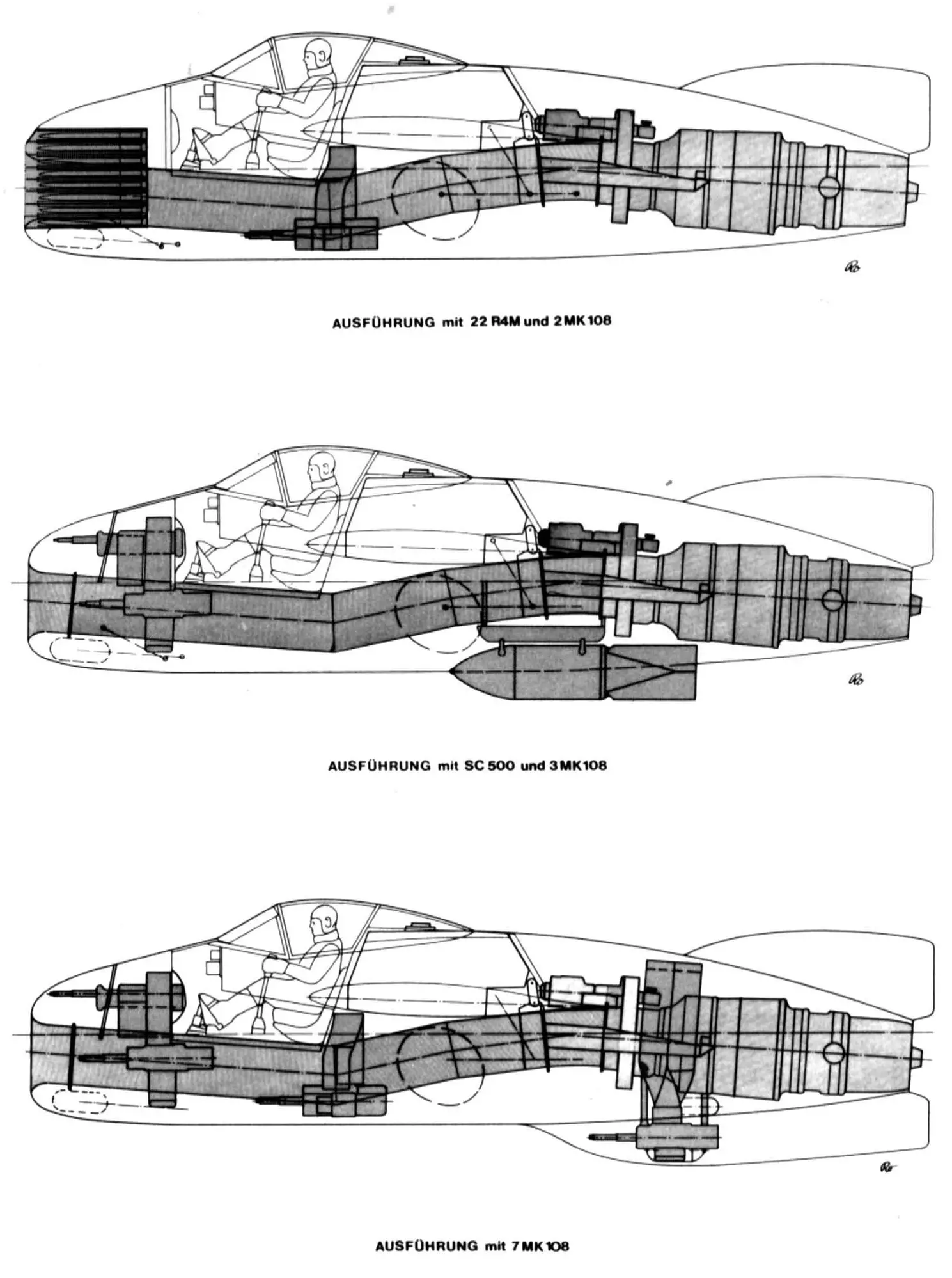 Blohm und Voss BV P 212 fighter project. Lub teb chaws Yelemees