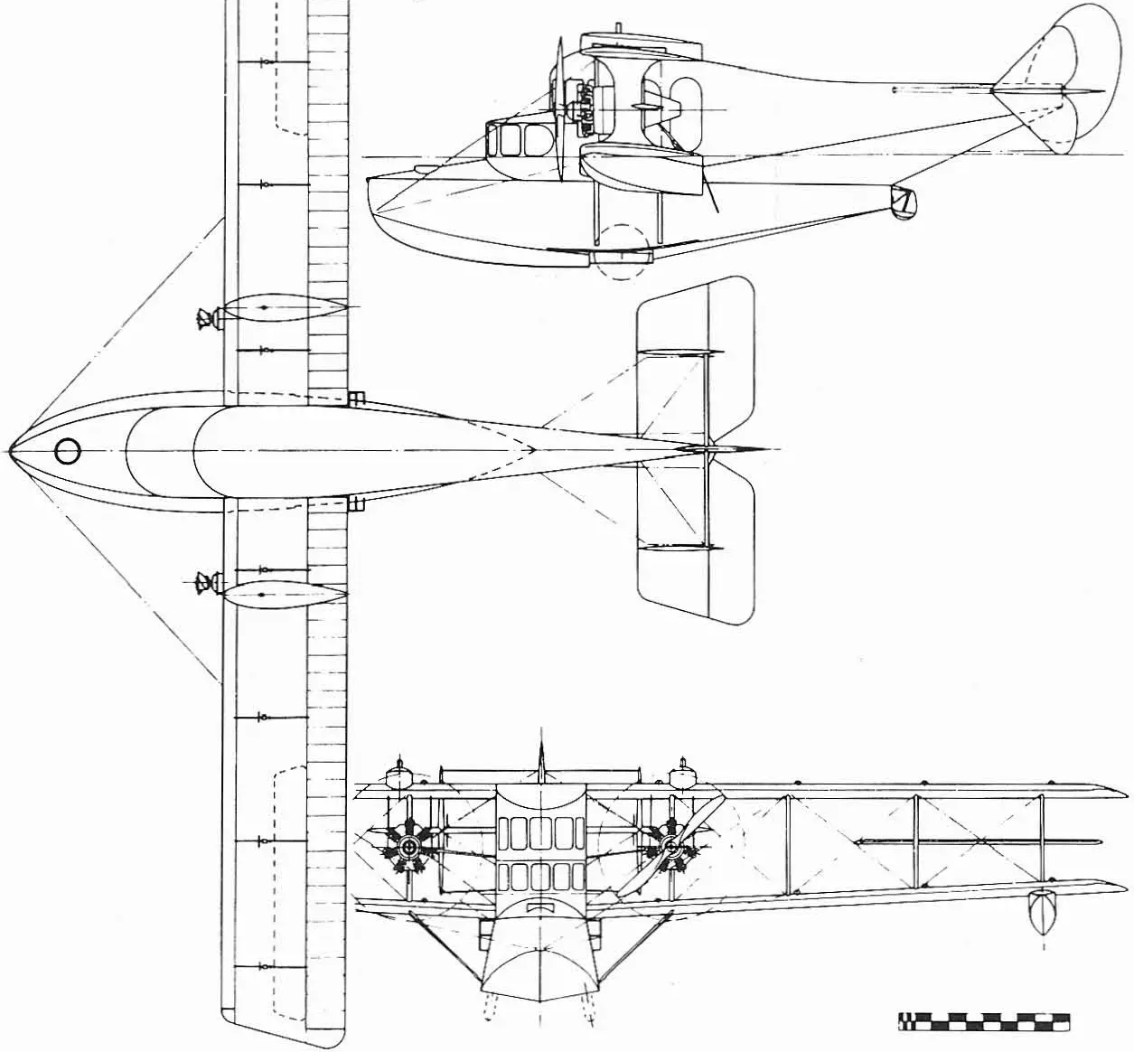 Ervaren passagiersvliegboot Saunders Kittiwake. Verenigd Koninkrijk