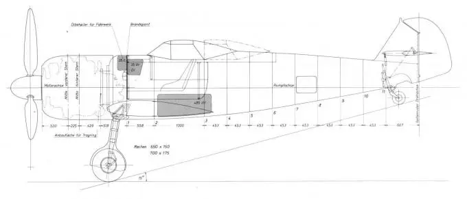 Tapasztalt vadászgép léghűtéses motorral Bf 109 X. Németország