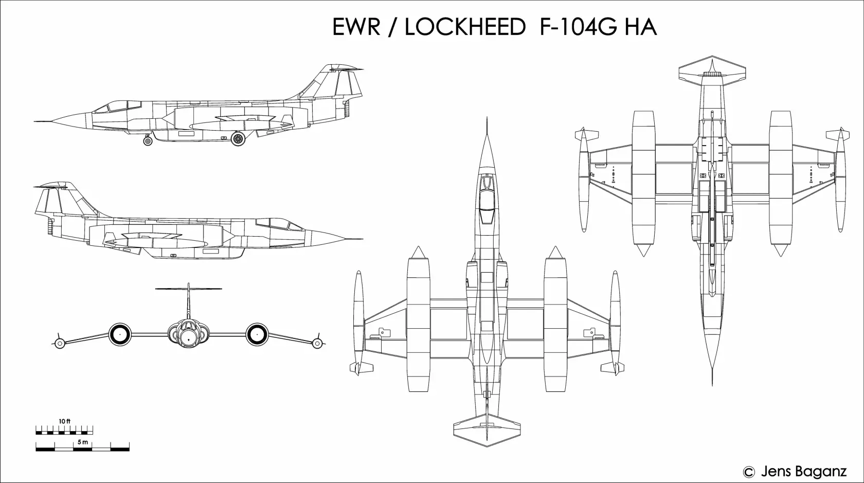 F-104 a germánsky temný génius.