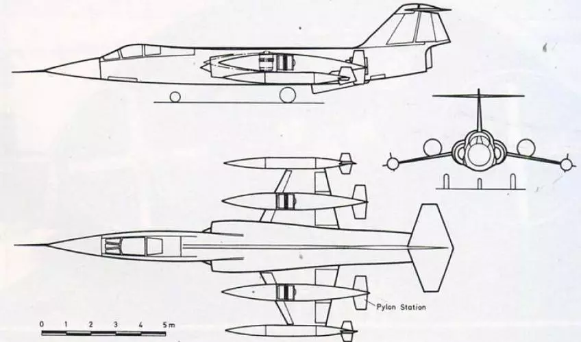 F-104 ଏବଂ ଟ୍ୟୁଟୋନିକ୍ ଗା dark ପ୍ରତିଭା |