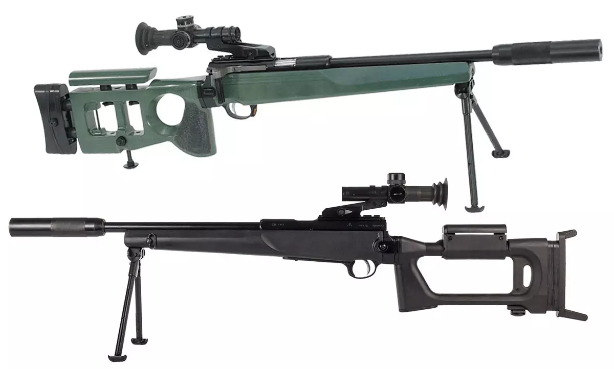 Rifles SV-99.SB0 மற்றும் SV-99.SB0-02 ஒரு பார்வை 3.5 × 17,5p Kalashnikovconcern.ru
