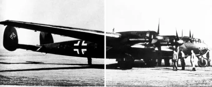 Megalomanie. Bombardier greu cu experiență lungă Messerschmitt Me 264. Germania. Partea 1