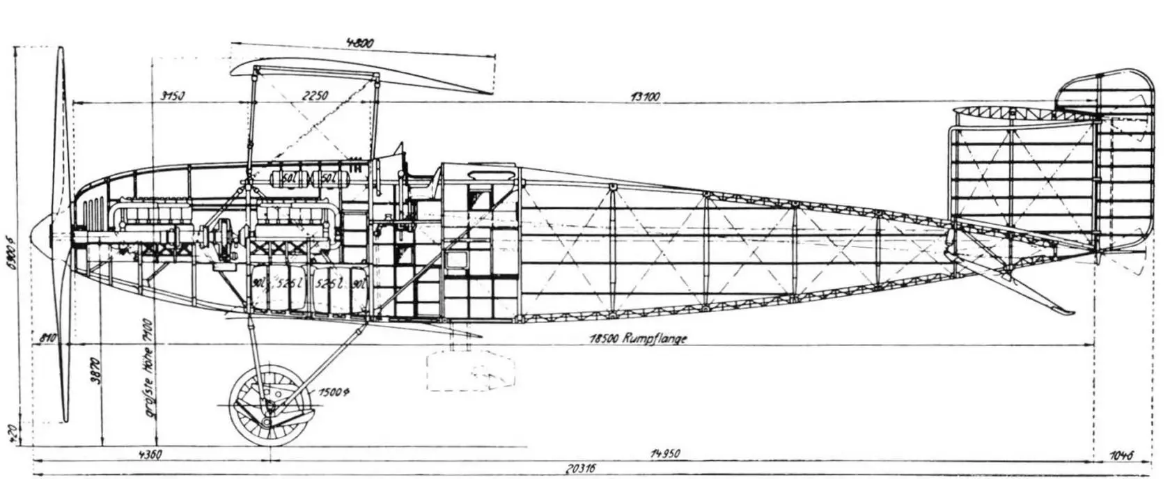 Heavy Bomber Linke-Hofmann Werke. Heavy Bomber Linke-Hofmann R.II. Däitschland