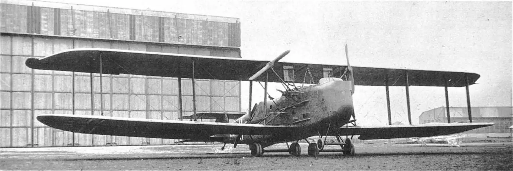 Heavy bombers Deutsche Flugzeugwerke. Heavy bomber DFW R.II. Germany