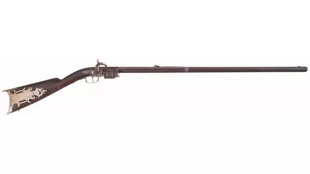 Revolving Rifle Henry North ug Skinner Caunx