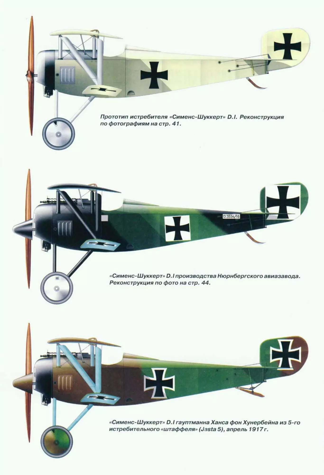 Nieuport auf Deutsch. Jagdflugzeug Siemens-Schuckert D.I. Deutschland