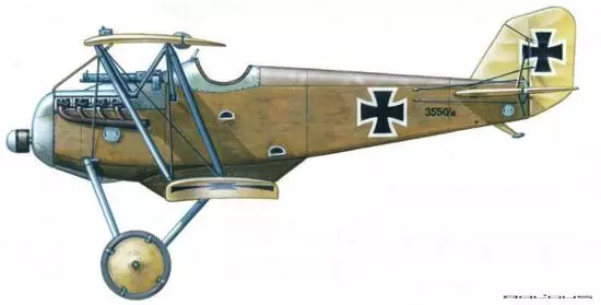 Tajribali jangchilar Aviatik D.III. Germaniya