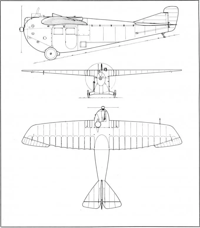 Focke-Wulf A.16 sərnişin təyyarəsi. Almaniya 2 hissə