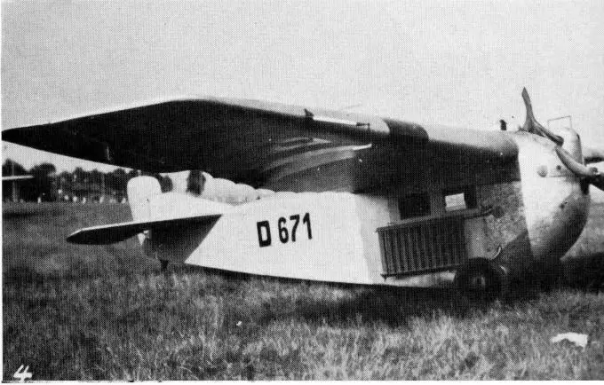 Focke-Wulf A.16 sərnişin təyyarəsi. Almaniya 2 hissə