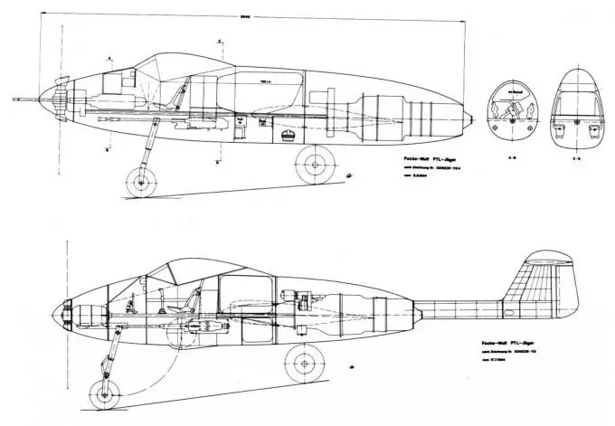 Focke-Wulf Projekt VII կործանիչ նախագիծ: Գերմանիա