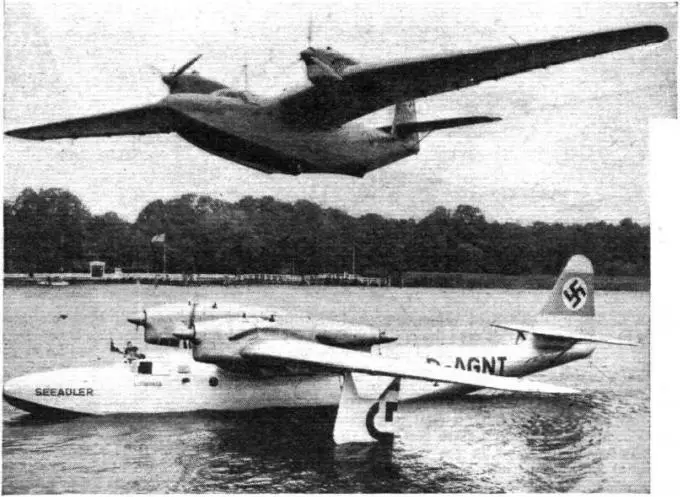 Vlieënde boot Dornier Do 26. Duitsland