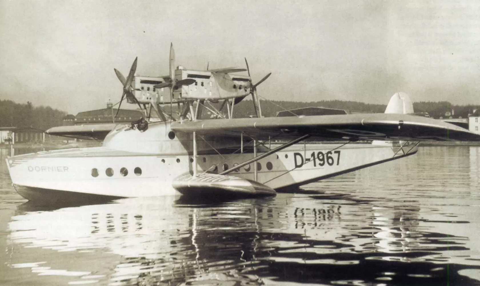 Little sister Do X. Passenger flying boat Dornier Do S. Germany