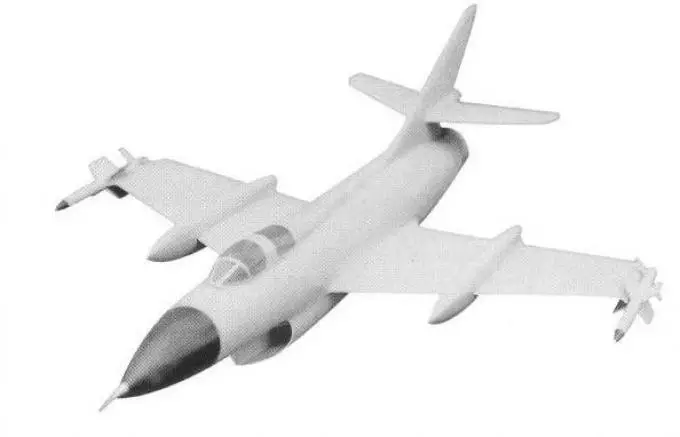 Projekty britských vysokohorských stíhacích stíhačů 1953-59. Stíhací-stíhací projekt Hawker P.1103