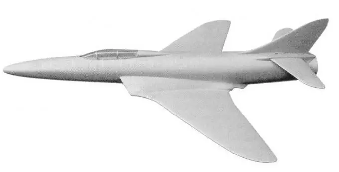 Projekty britských vysokohorských stíhacích stíhačů 1953-59. Stíhací-stíhací projekt Hawker P.1103